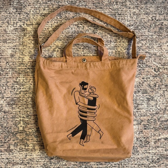 BAGGU | Bags | Baggu Canvas Tote Bag With Graphic Print | Poshmark